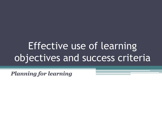 Chapter 2 Learning Targets | PPTX