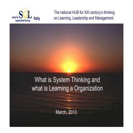 Learning organization | PDF