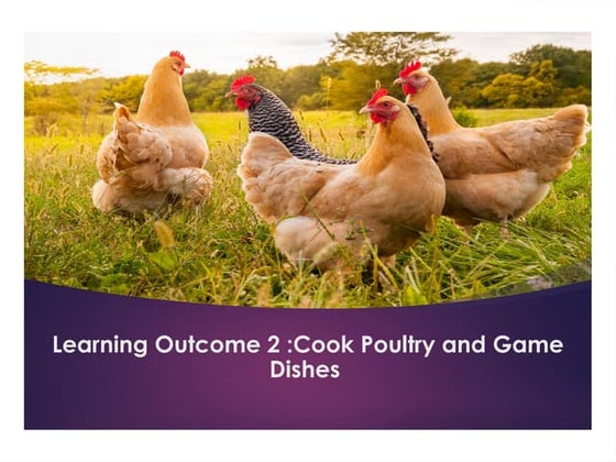 Cookery 10 - Prepare Poultry and Game Dishes | PPTX | Cooking | Food ...