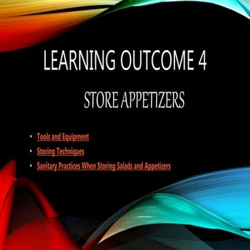 Learning outcome 4 | PPTX