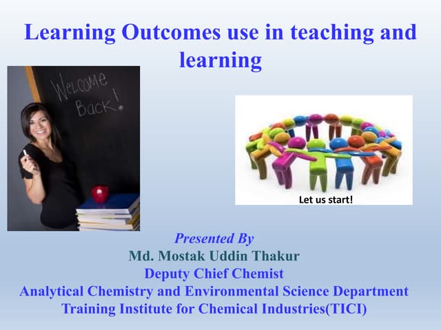 Learning outcomes | PPT