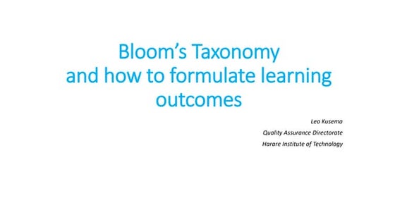 CONSTRUCTING OF PILO, CILO and ILO.pptx | Education industry | Industries