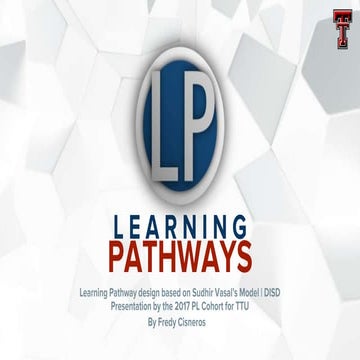 Learning pathways model | PPTX