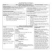 UBD Learning Plan | DOCX