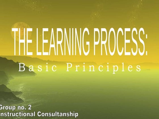 Principles of Learning | PPTX