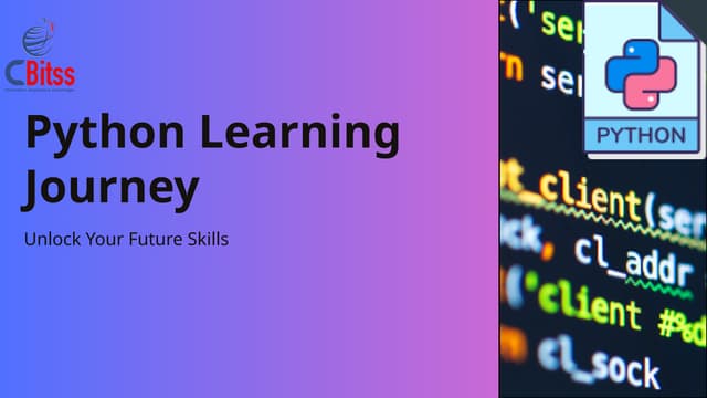 Learning Python opens up endless possibilities | PPT Learning Python opens up endless possibilities | PPT