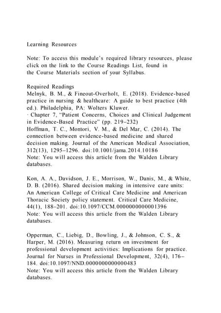 Guiding principles for writing student learning outcomes | PDF