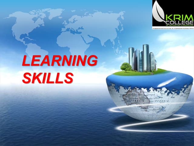 Learning skills workshop for new students | PPT Learning skills workshop for new students | PPT