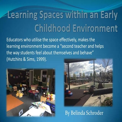 Learning spaces presentation | PPT