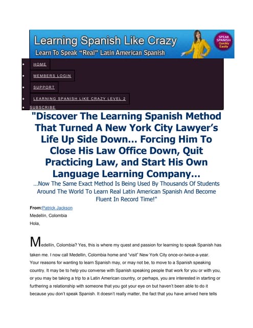 Learn spanish | PPT