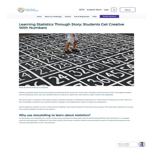 Learning statistics through story:tudents get creative with numbers | PDF