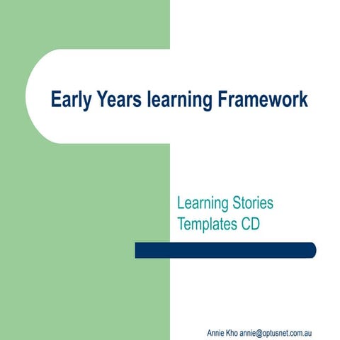 Learning stories | PPT