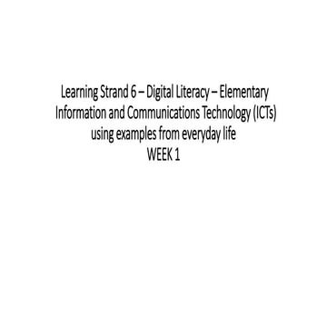 Learning Strand 6 – Digital Literacy –.pptx