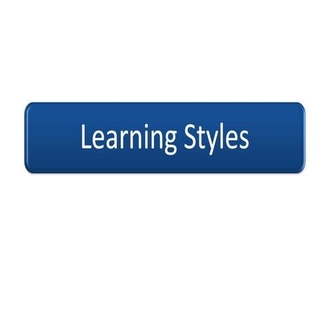 Learning style | PPT