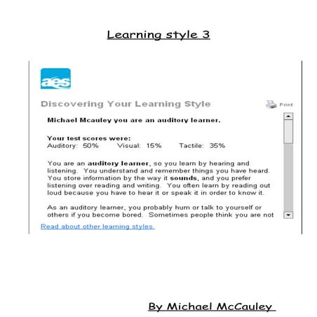 Learning style 3 | DOC