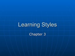 Lesson 2 Learning Styles | PPT