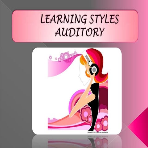 Learning styles auditory | PPT