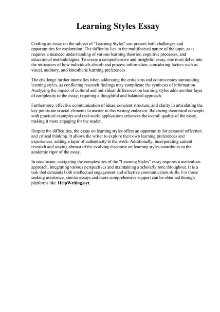 Student Behavior Essay. Virginia University of Lynchburg | PDF