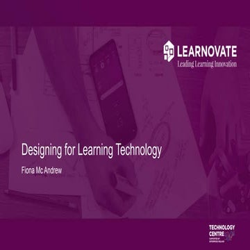 Designing for Learning Technologies | PPT