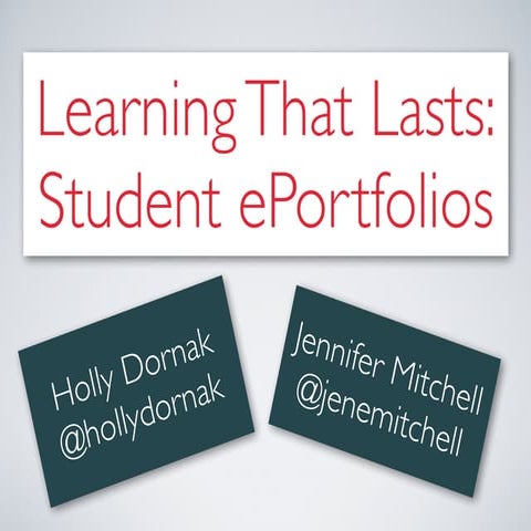 E-portfolios and Google Sites | PPTX