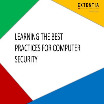 Learning The Best Practices for Computer Security.pptx