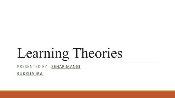 theories of learning.ppt