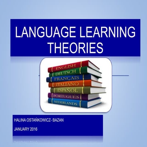 Theories Of Language Acquisition[1]