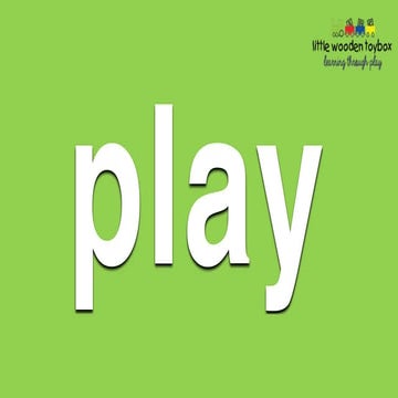 Learning through play | PDF