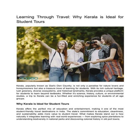 Learning Through Travel_ Why Kerala is Ideal for Student Tours.pdf