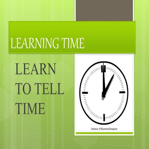 Learning time | PPTX