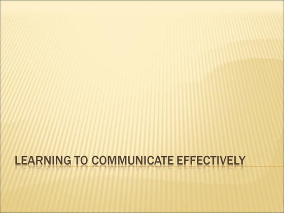 Communication styles | PPT