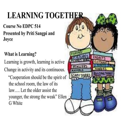 Knowing how children learn: Learning together | PPTX
