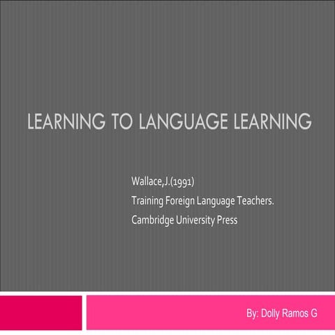 Learning To Language Learning | PPT