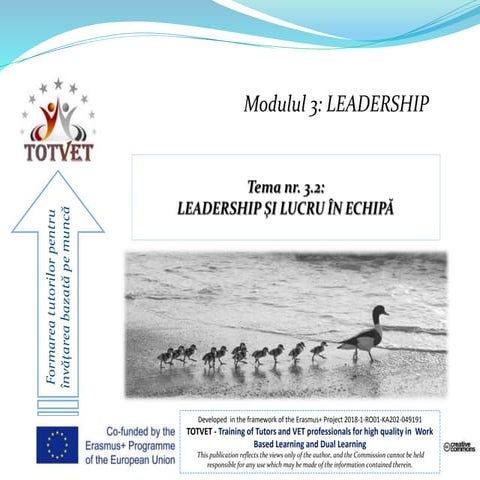 Learning tool module3 topic2 Leadership and teamwork | PPTX