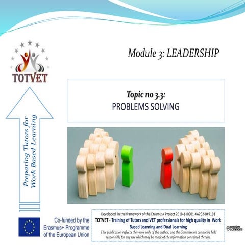 Learning tool M3T3: Problems solving | PPT