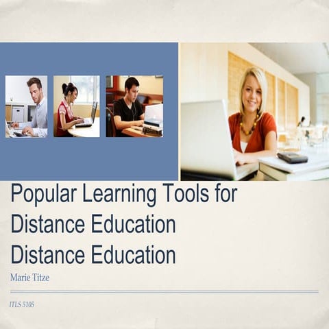Popular Learning Tools for Distance Education. | PPT