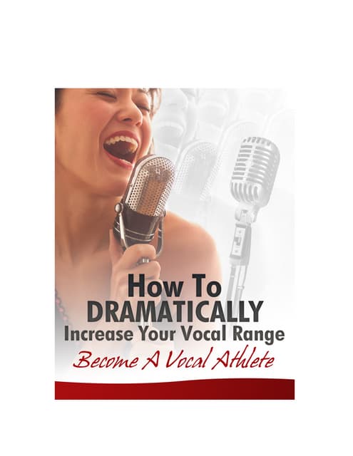 Classification of human voice | PPTX