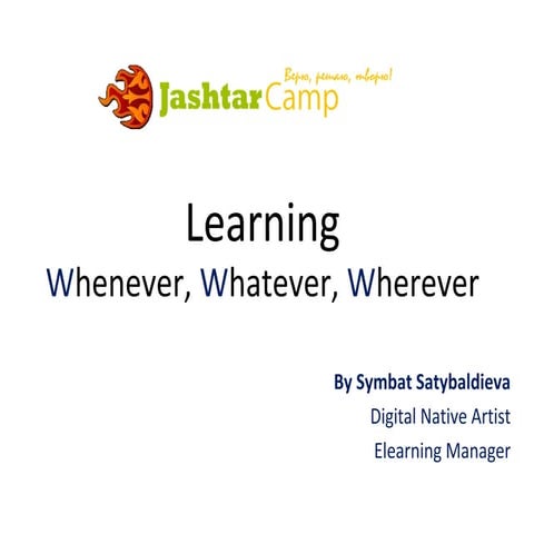 Whatever Whenever Exercises