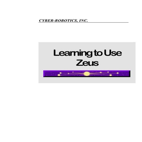 Learning Zeus | PDF