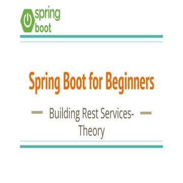 Learn Spring Boot With Bisky 3 Pptx
