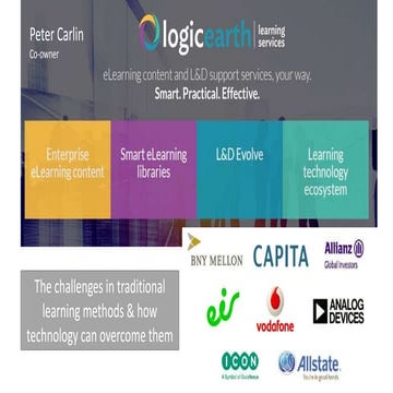 Learning Tech Labs: Peter Carlin of Logicearth. January 13th 2016 | PPT