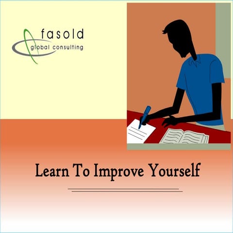 Learn To Improve Yourself | PDF