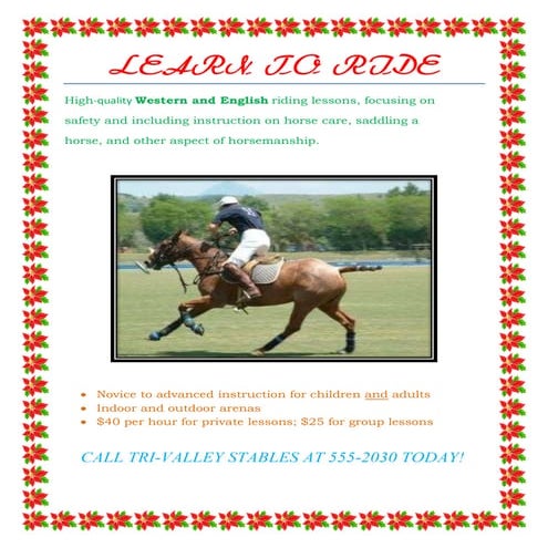 Learn to ride | DOCX