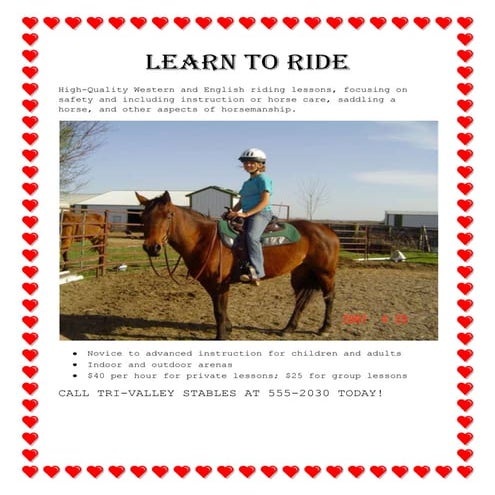 Learn to ride | DOCX