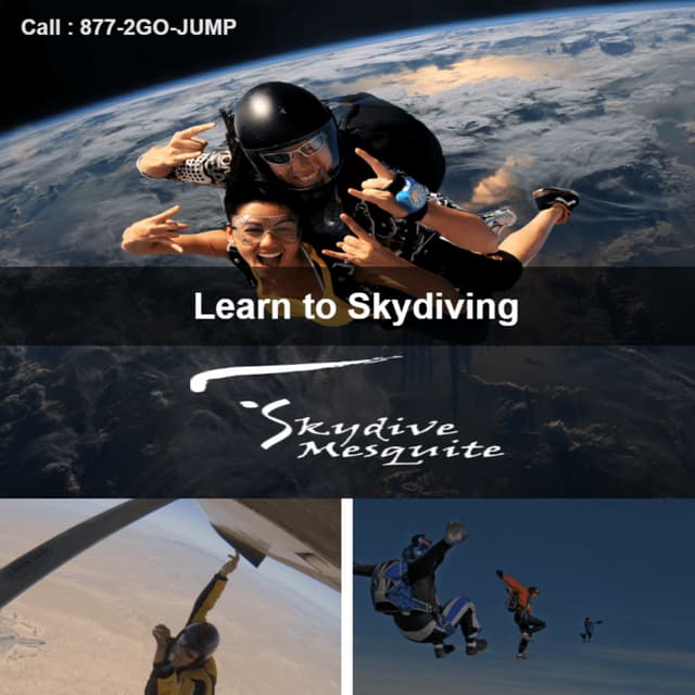 Learn to skydiving at Skydive Mesquite | PDF
