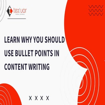 Learn Why You Should Use Bullet Points in Content Writing.pdf