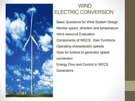 Windmill construction and its working principles | PPT