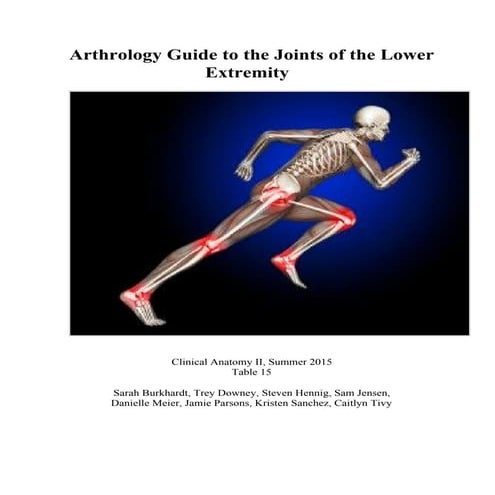 Lower Extremity Arthrology Guide | PDF