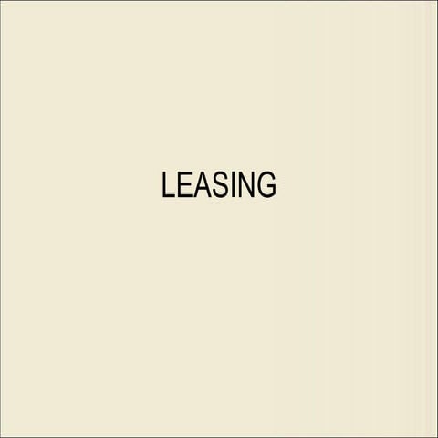 Leasing | PPT