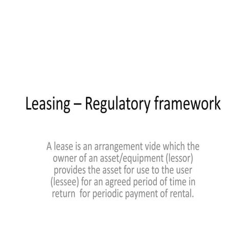 Leasing | PPTX